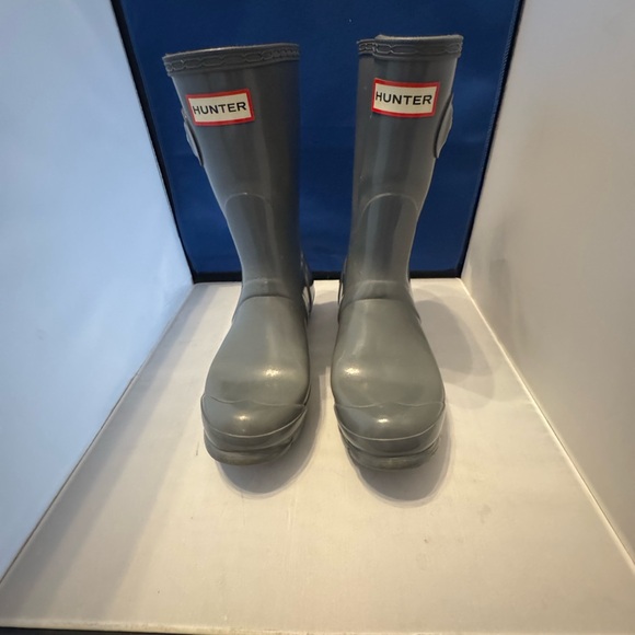 Hunter | Shoes | Hunter Gray Rain Boots Size 5 | Poshmark